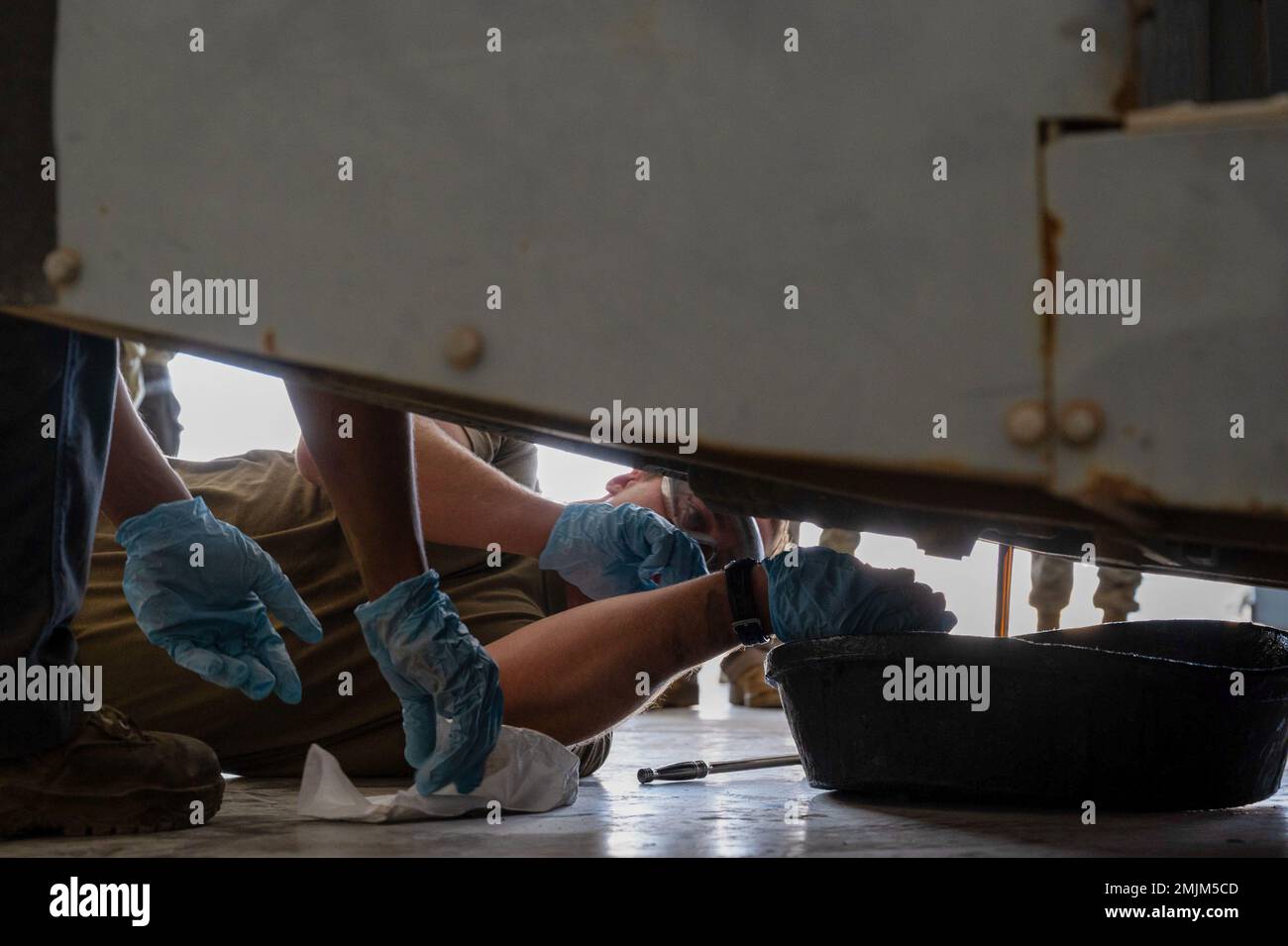 U.S. Air Force Brig. Gen. Ryan Messer and 332d Air Expeditionary Wing ...