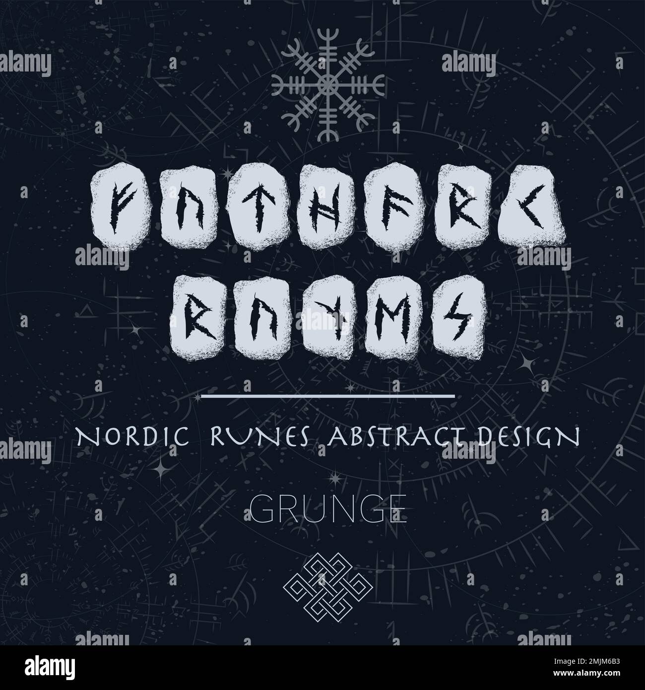 Abstract esoteric viking runes background Stock Vector Image & Art - Alamy