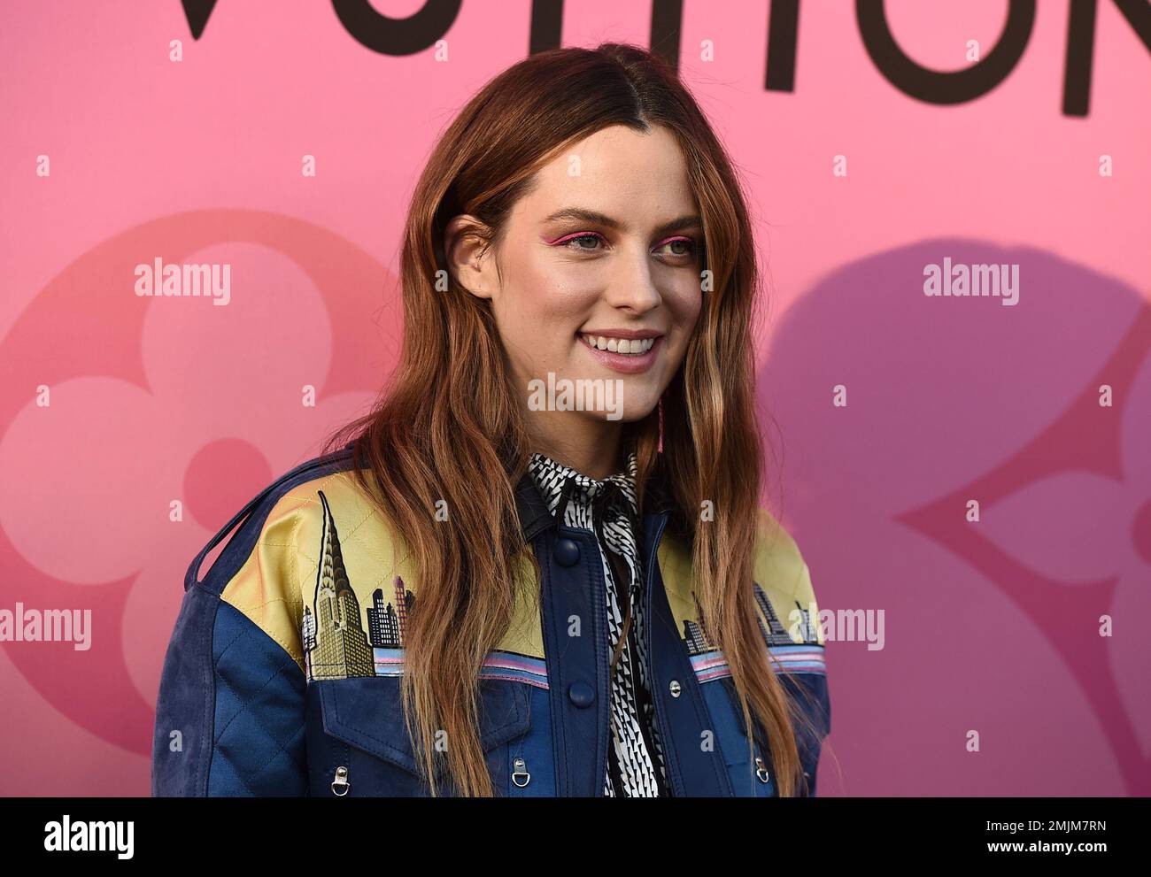 Riley Keough arrives at the unveiling of Louis Vuitton X - Louis ...