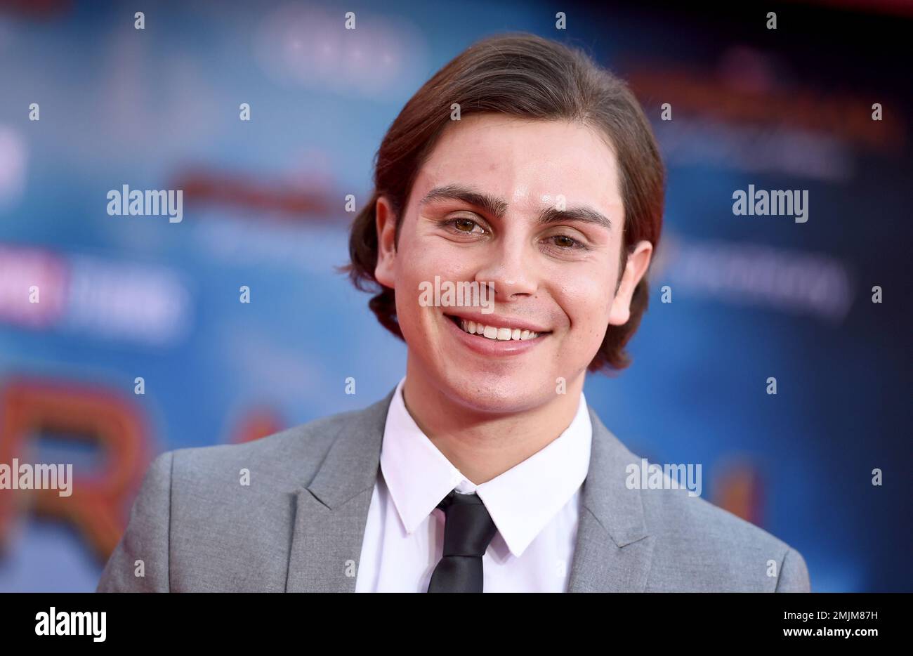 Jake T. Austin arrives at the world premiere of "Spider-Man: Far From ...