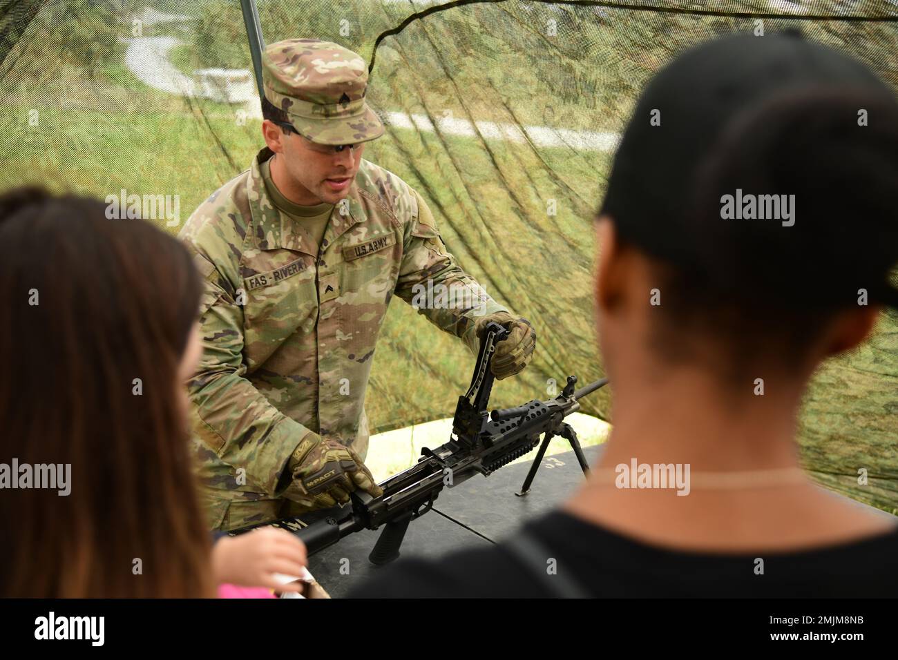 U.S. Army Cpl. Christopher Fas-Rivera, assigned to Heartbreak Battery ...