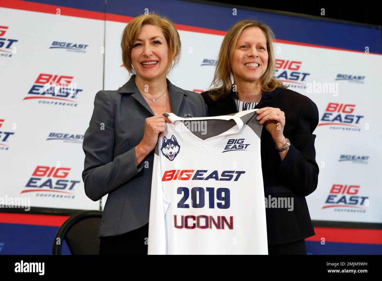Susan Herbst, left, President, University of Connecticut, and Big East ...