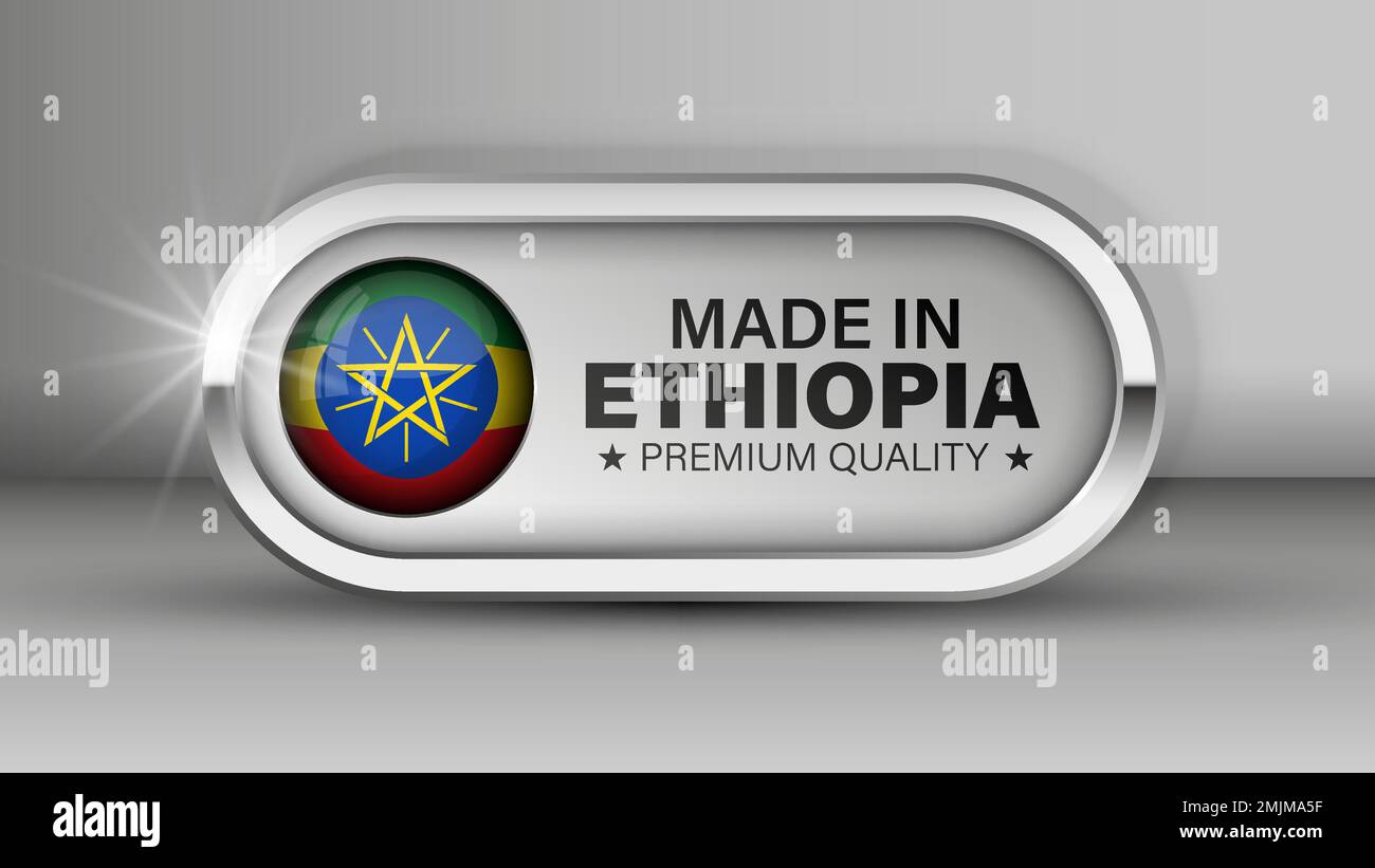 Ethiopia badge hi-res stock photography and images - Alamy