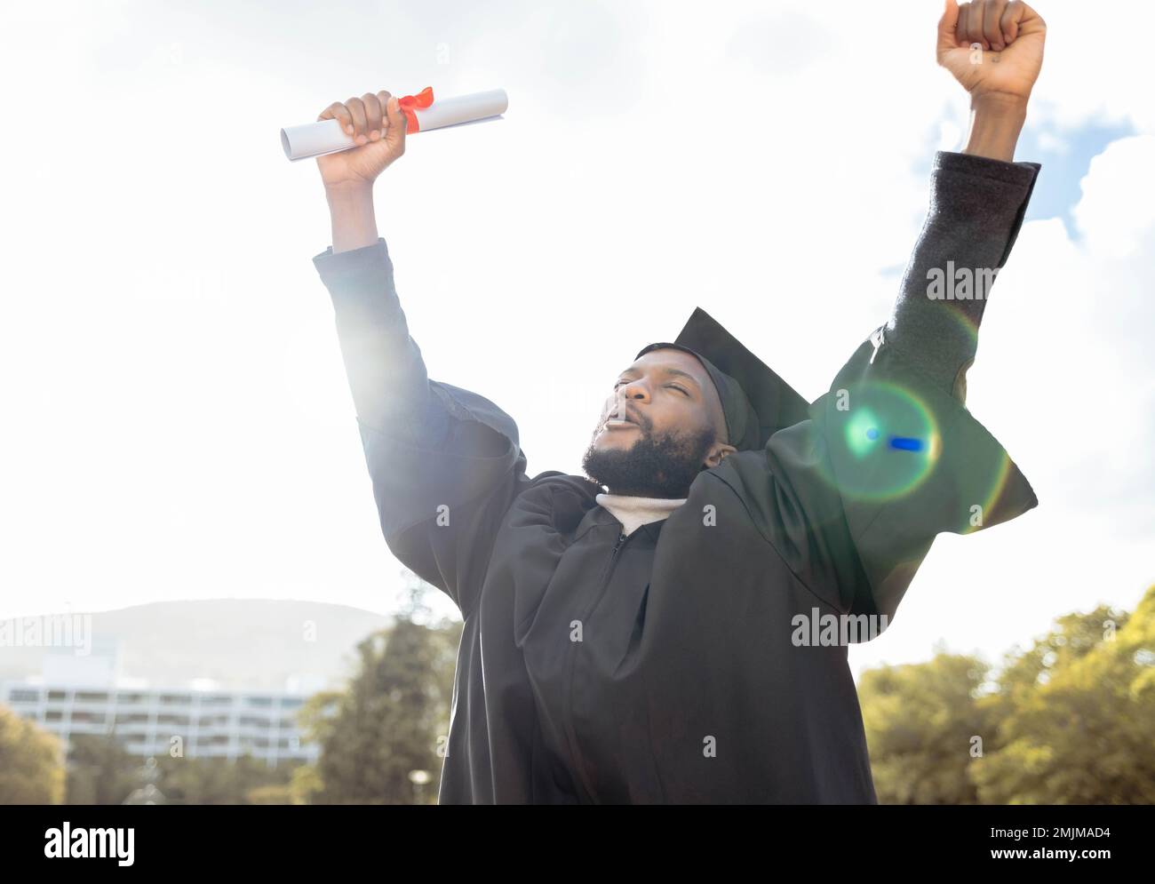 Excited black man hi-res stock photography and images - Alamy