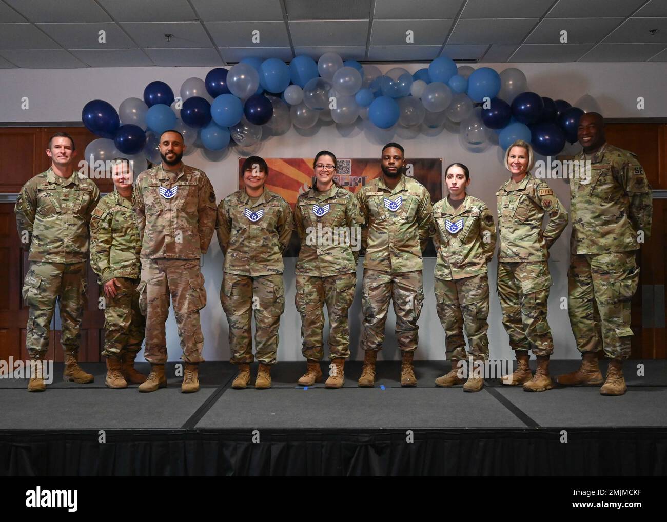 355th Medical Group Staff Sgt. selects pose for a group photo with ...