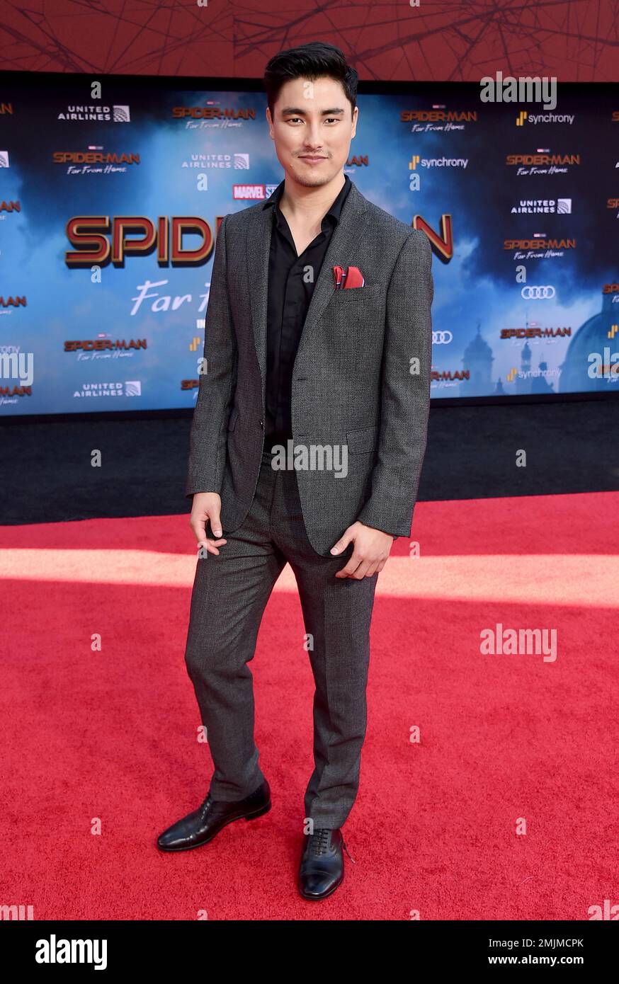 Remy Hii arrives at the world premiere of "Spider-Man: Far From Home ...