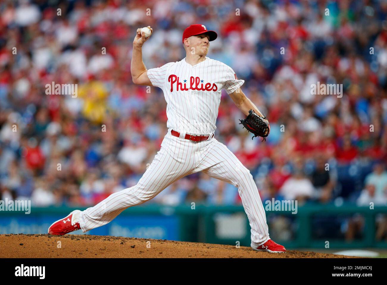 Philadelphia Phillies' Nick Pivetta pitches during the third inning of ...