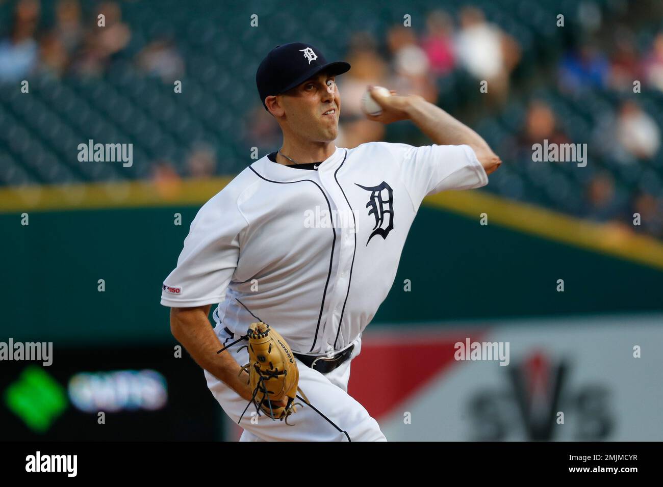 Detroit Tigers pitcher Matthew Boyd throws against the Texas Rangers in ...