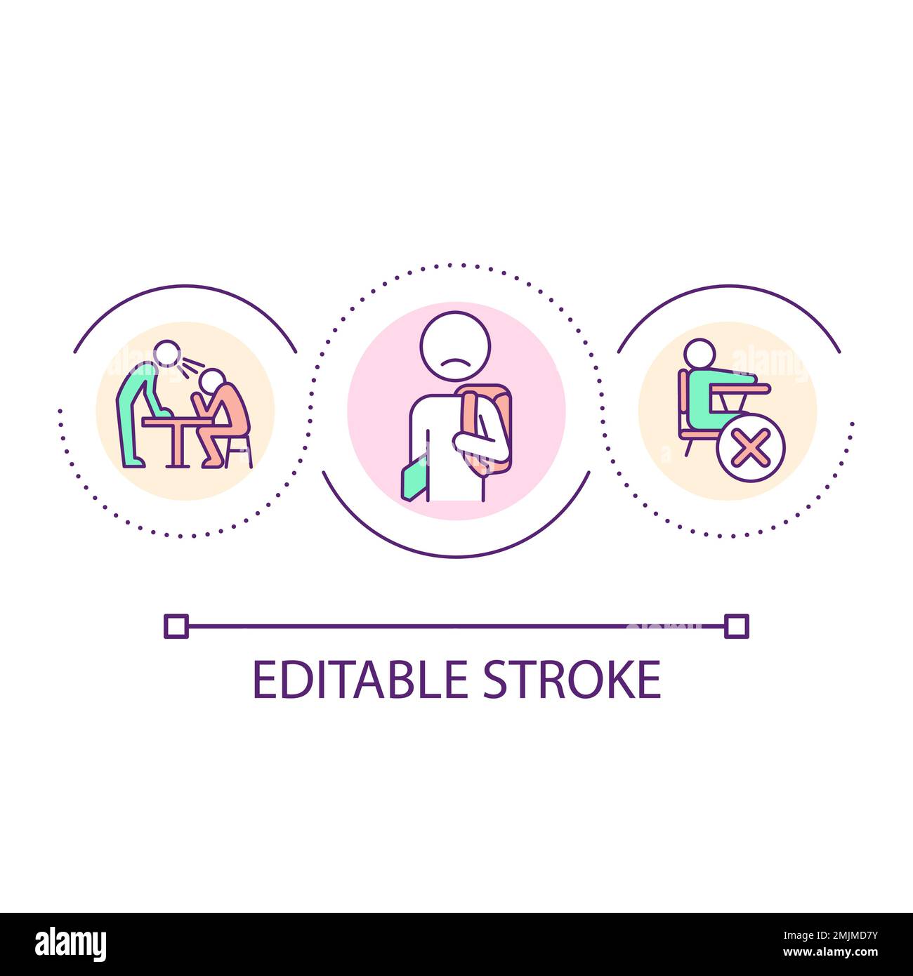 Angry teenager school Stock Vector Images - Alamy