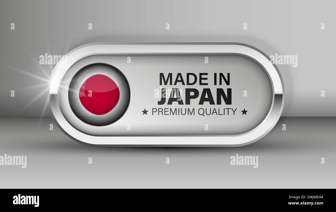 Vector label made in japan hi-res stock photography and images - Alamy