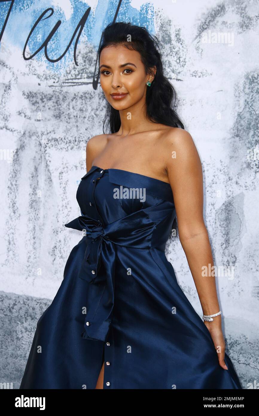 Model Maya Jama poses for photographers upon arrival for the Serpentine ...