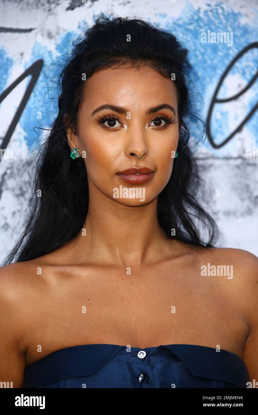 Model Maya Jama poses for photographers upon arrival for the Serpentine ...
