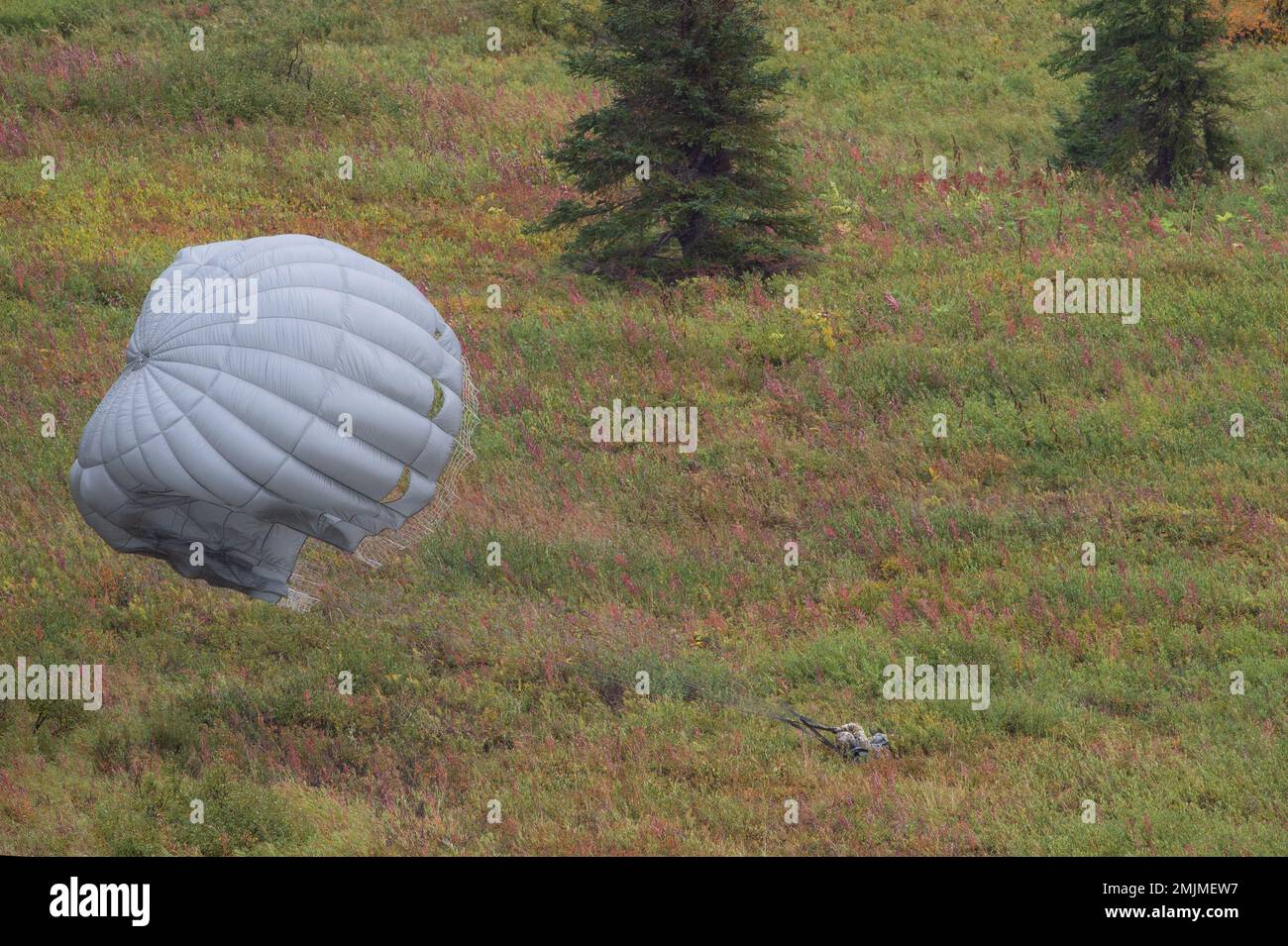 An Air Force tactical air control (TACP) party specialist assigned to ...
