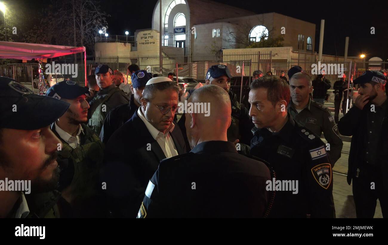 East Jerusalem, Israel. 27th Jan 2023. JERUSALEM, ISRAEL - JANUARY 27 ...