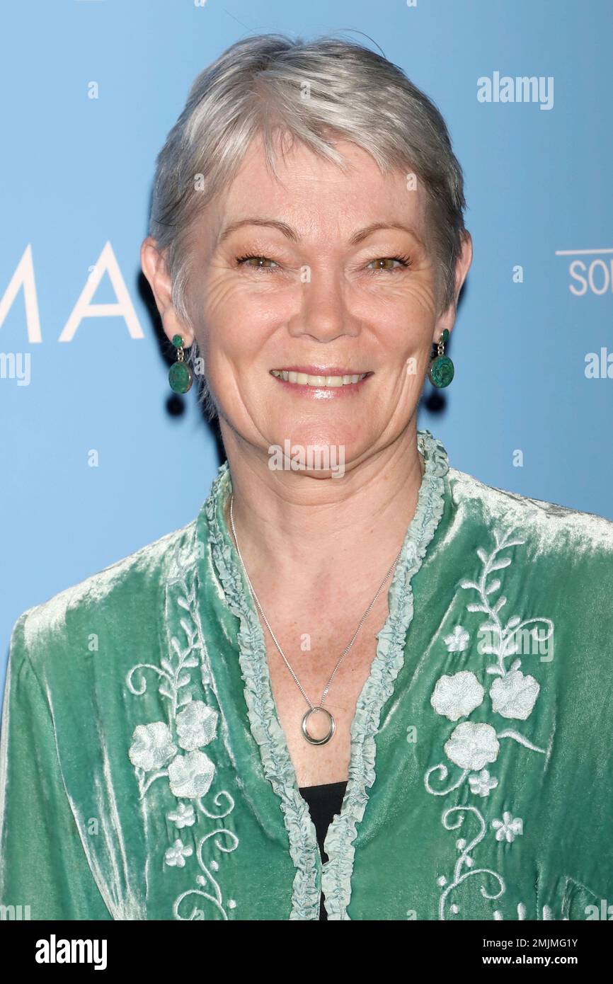 Tracy Edwards, skipper of the Maiden, attends the premiere of Sony ...