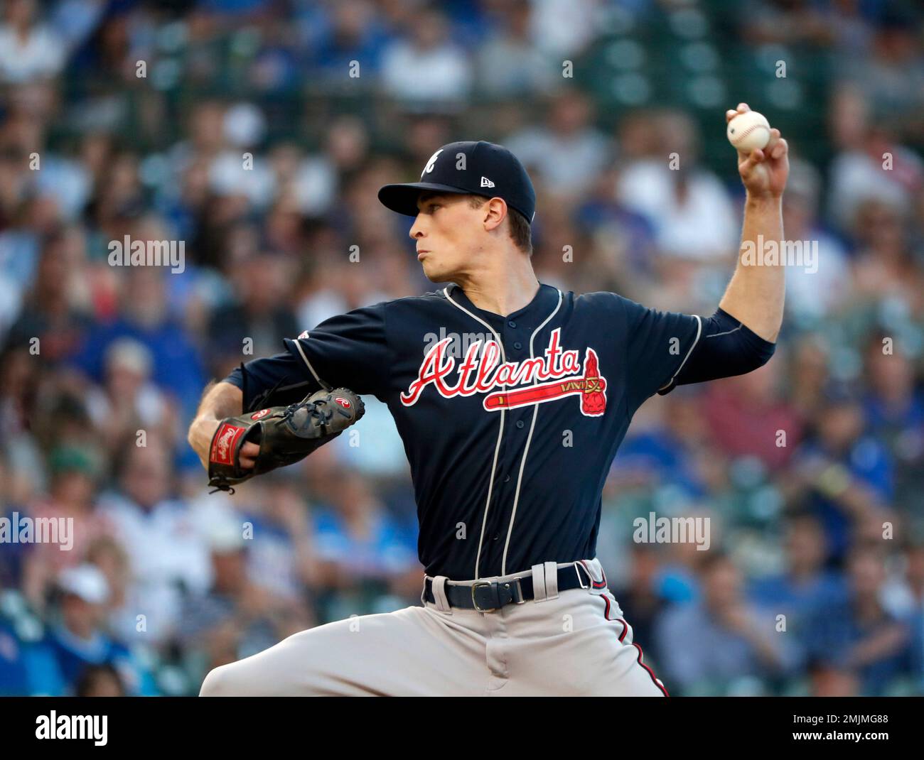 Atlanta Braves starting pitcher Max Fried delivers during the first ...