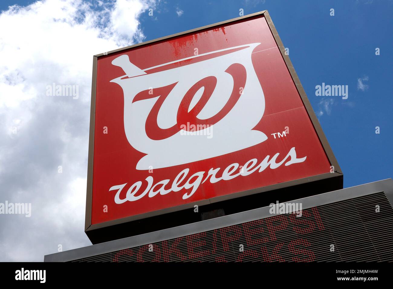 This is the sign outside a Walgreens Pharmacy in Pittsburgh on Tuesday ...