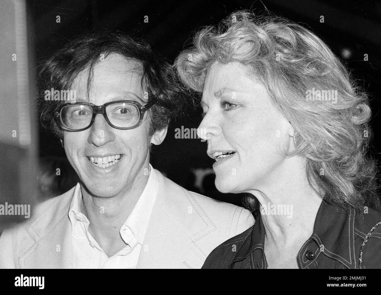 Actor Lauren Bacall is pictured with her book editor, Robert Gottlieb ...