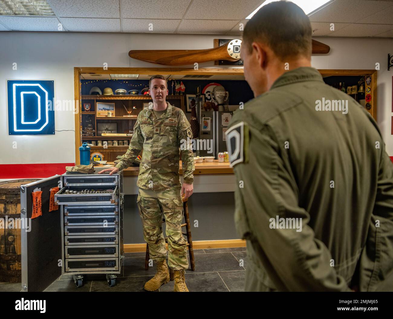 U.S. Air Force Maj. Matthew Osborne, 100th Aircraft Maintenance ...