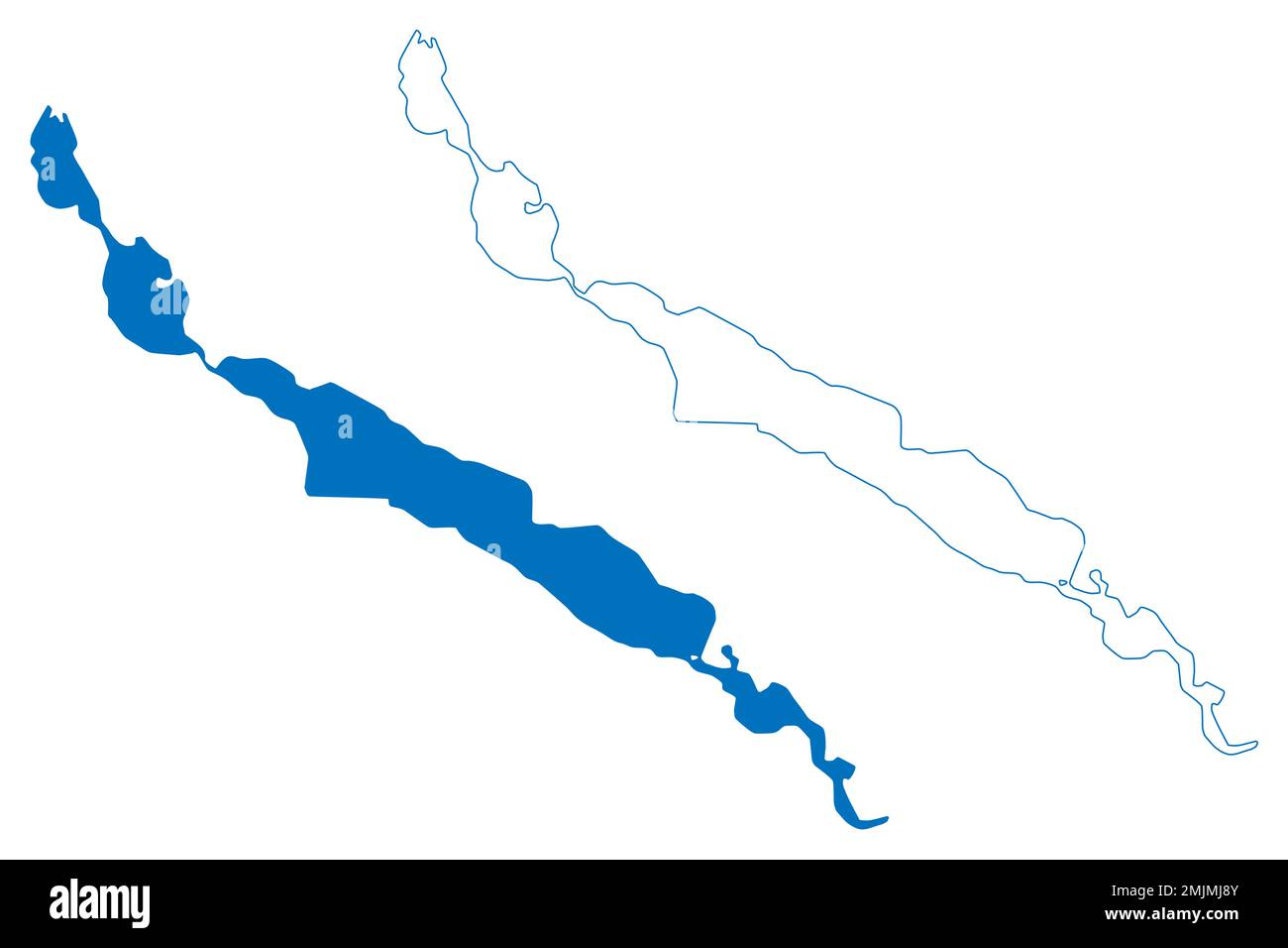 Saint francis vector outline map hi-res stock photography and images ...