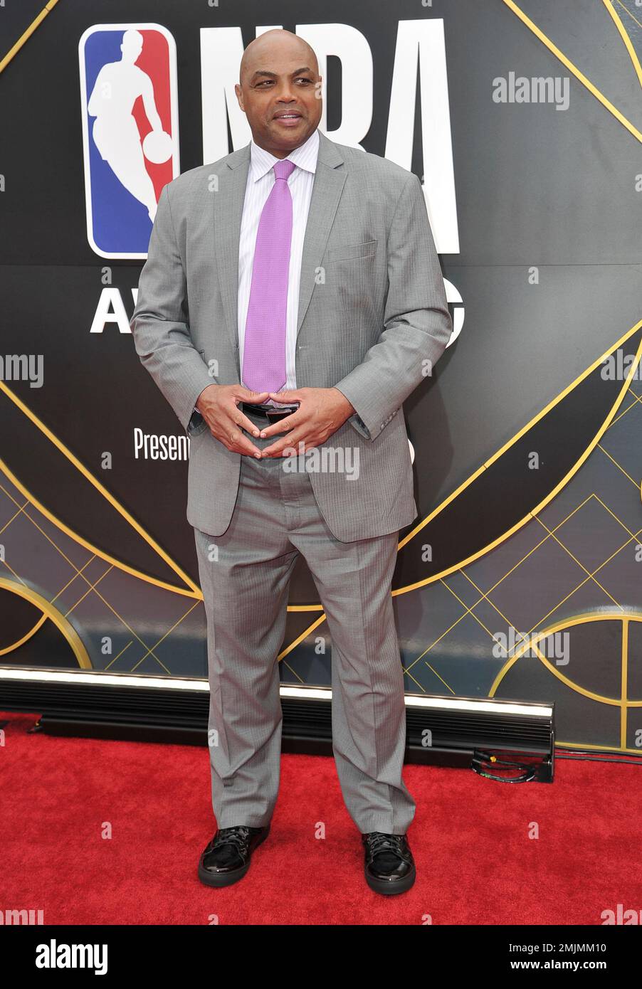 Charles Barkley arrives at the NBA Awards on Monday, June 24, 2019, at ...