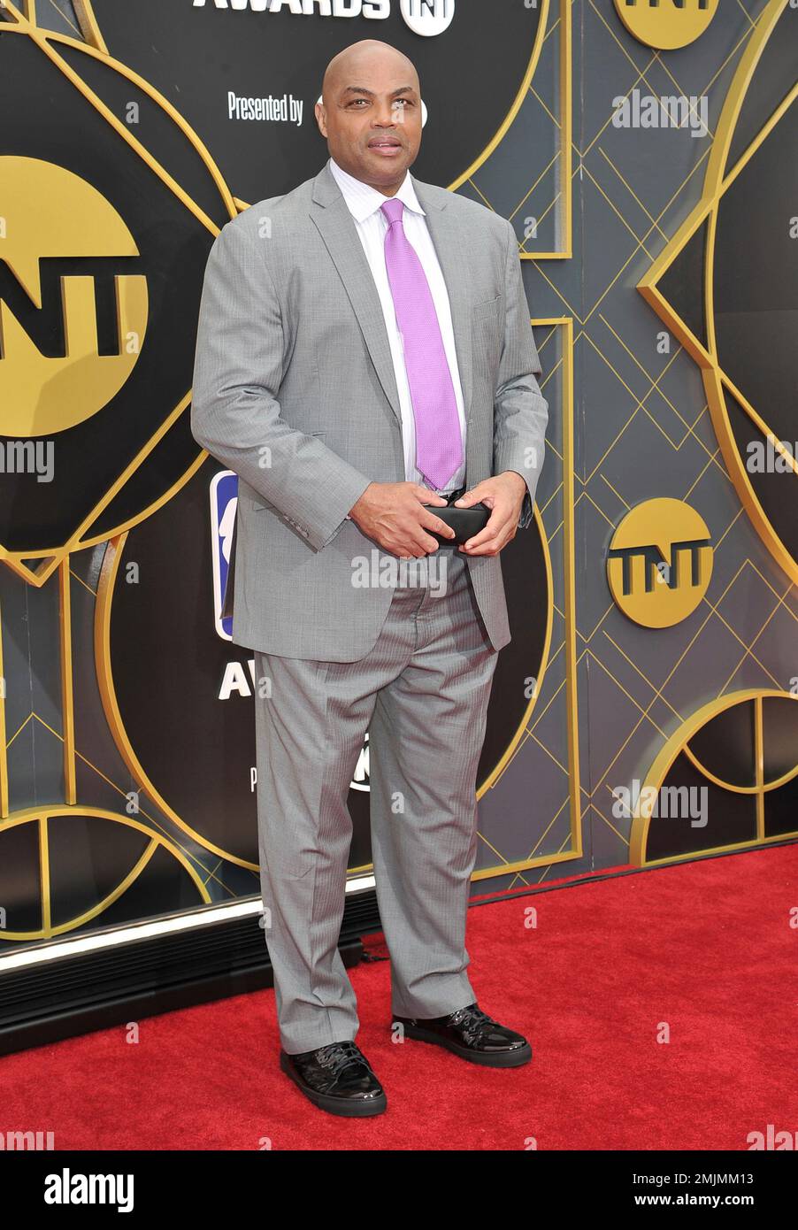 Charles Barkley arrives at the NBA Awards on Monday, June 24, 2019, at ...