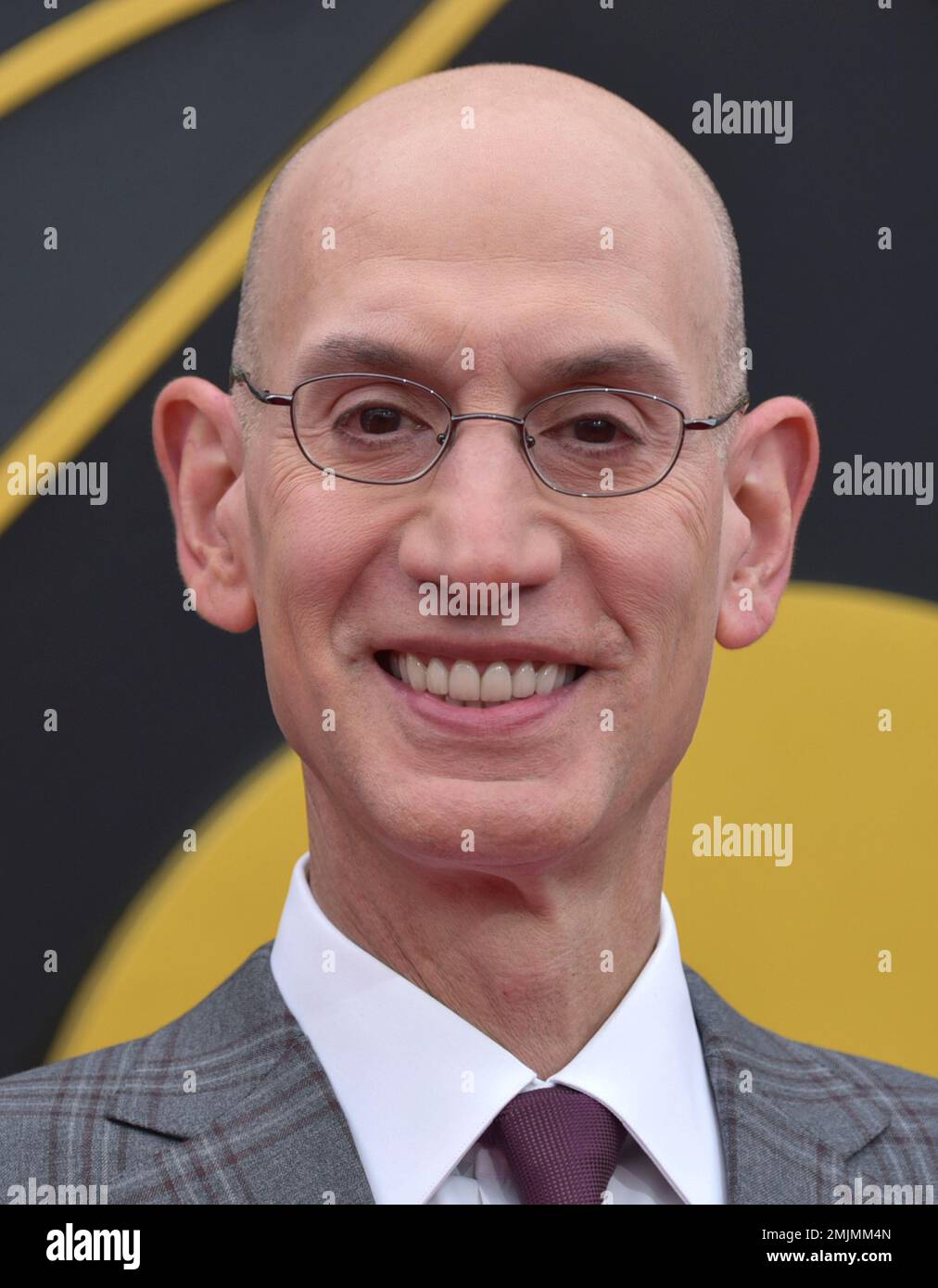 NBA Commissioner Adam Silver arrives at the NBA Awards on Monday, June ...