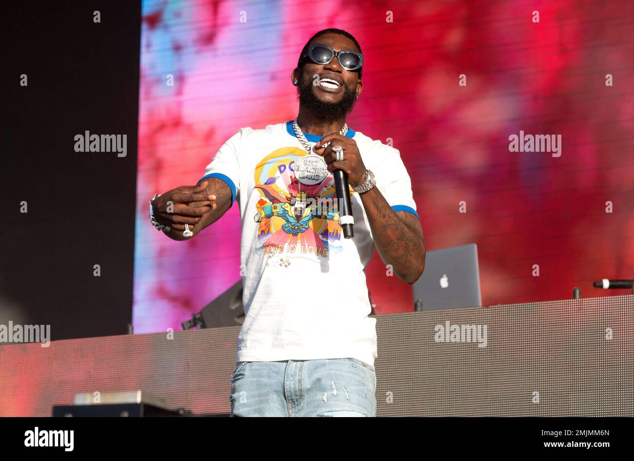 Gucci Mane performs on Day 3 of the 2019 Firefly Music Festival at The ...