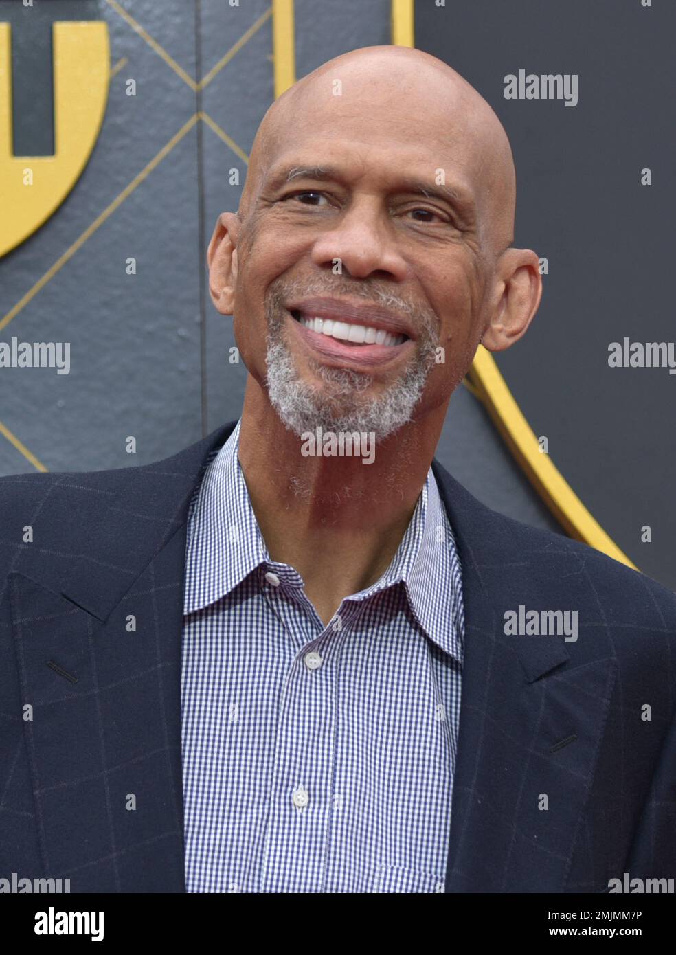 Kareem Abdul-Jabbar arrives at the NBA Awards on Monday, June 24, 2019 ...
