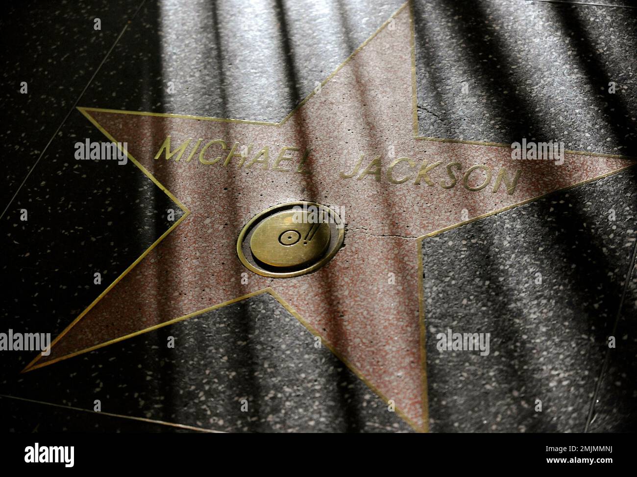 FILE - This June 26, 2009 file photo shows beams of light on late pop ...