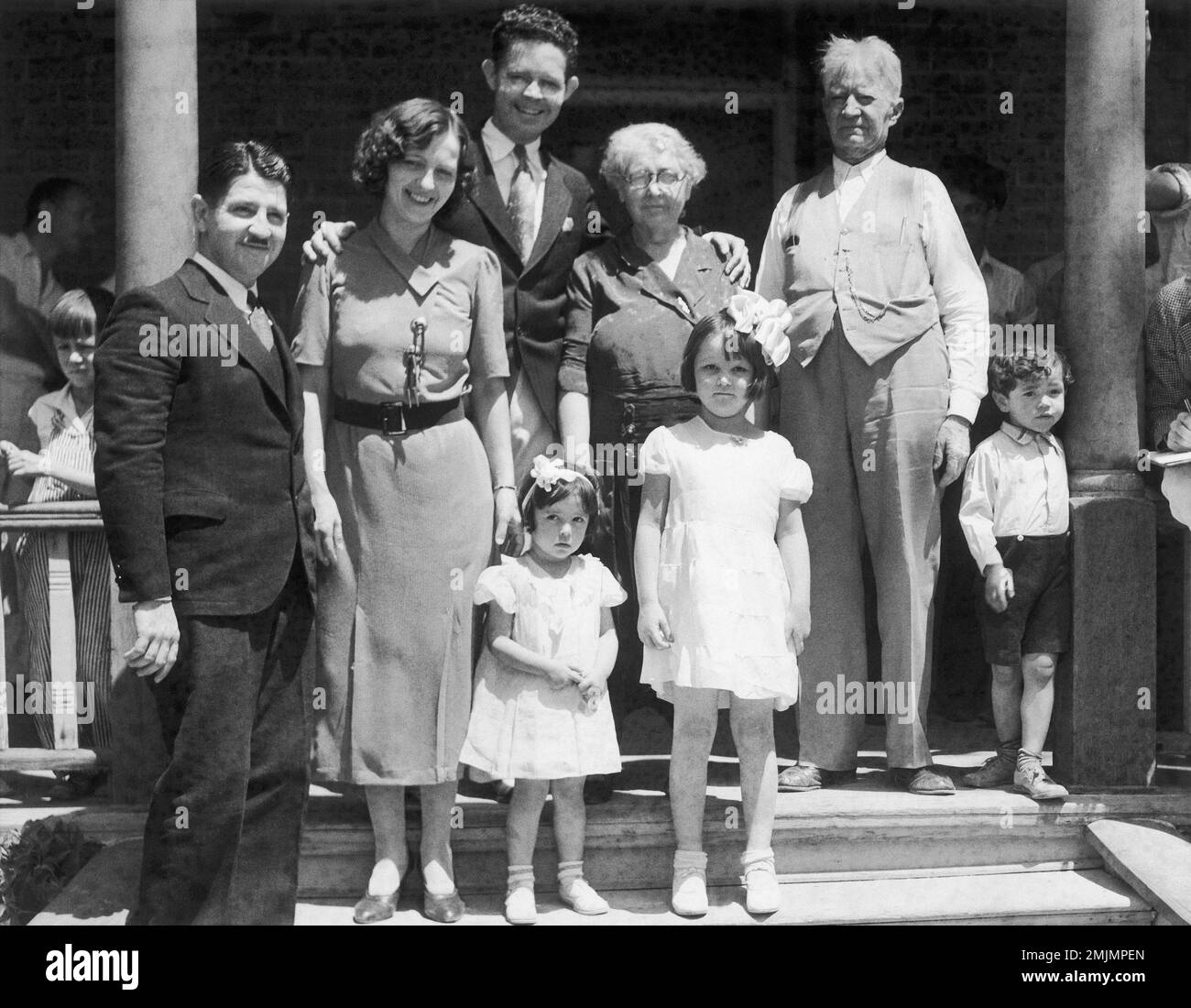 The happy Robles family, with little June, six-year-old who was rescued ...