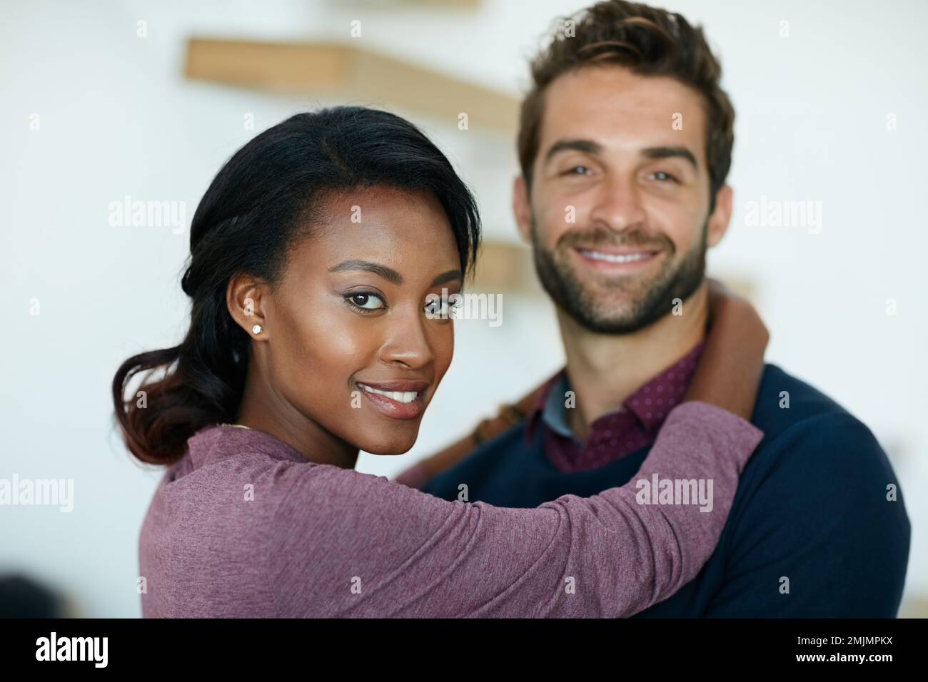 Together were building an empire. Portrait of a young business couple ...
