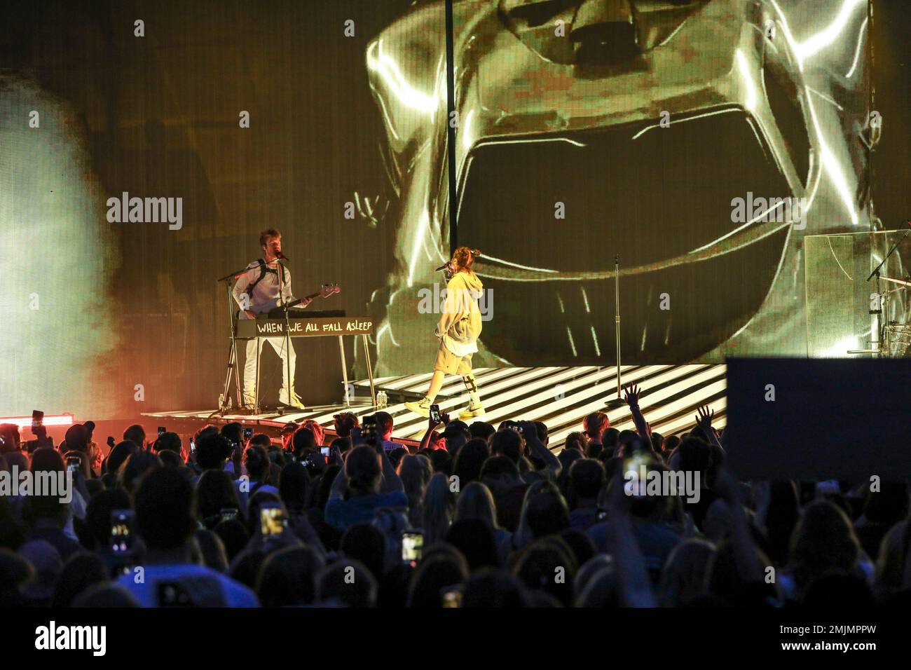 Billie Eilish Performs at Cadence Bank Amphitheatre at Chastain Park on ...