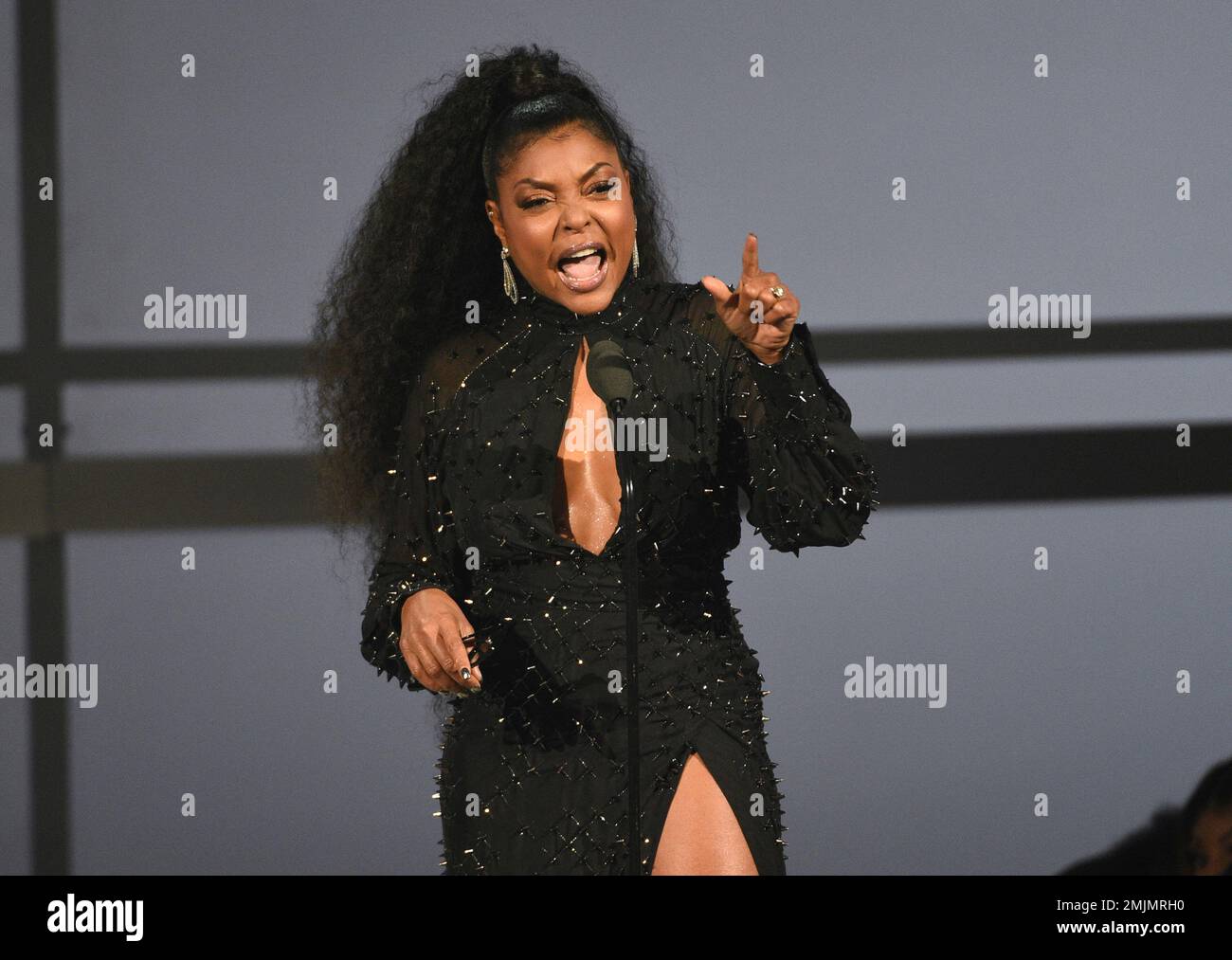 Taraji P. Henson presents the ultimate icon award at the BET Awards on ...