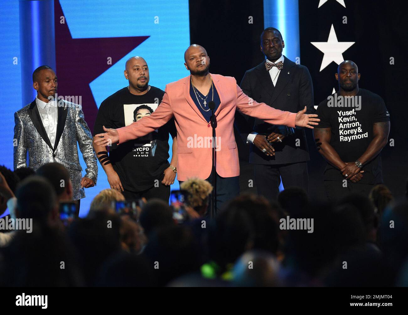Korey Wise, Raymond Santana Jr, Kevin Richardson, Yusef Salaam and ...