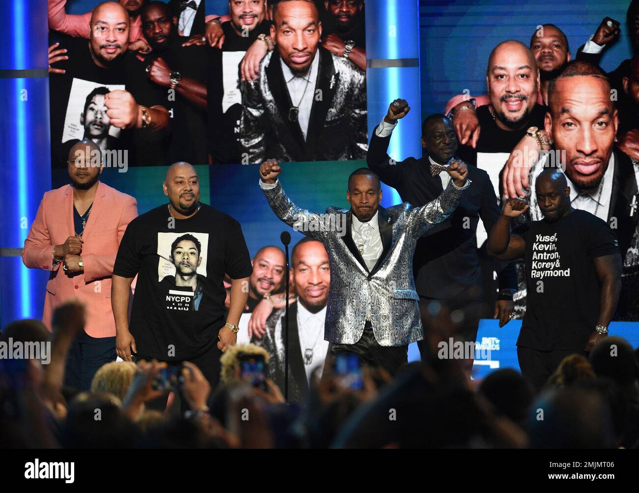 Kevin Richardson, Raymond Santana Jr, Korey Wise, Yusef Salaam and ...