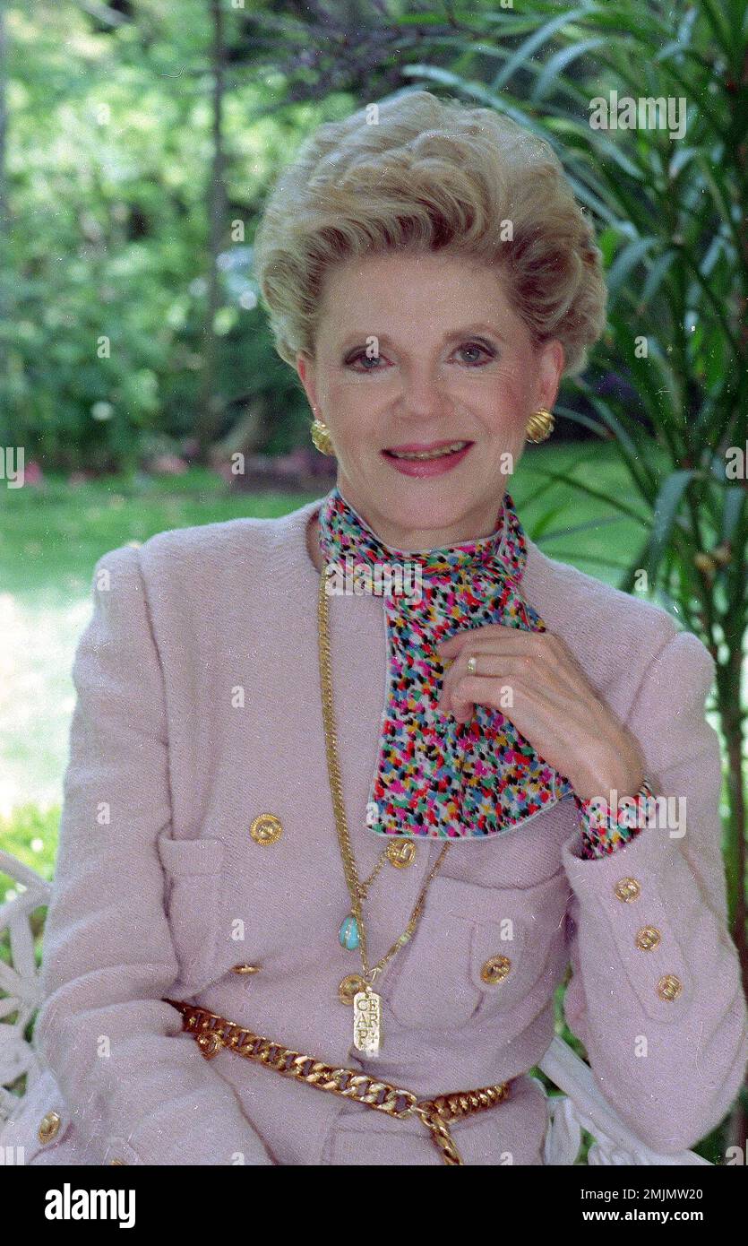 FILE - In this May 12, 1986, file photo author Judith Krantz poses for ...