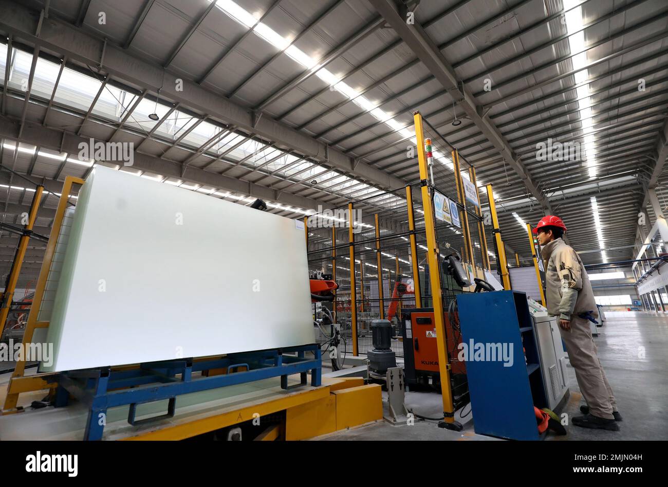 CHENZHOU, CHINA - JANUARY 28, 2023 - A worker works at a workshop of ...