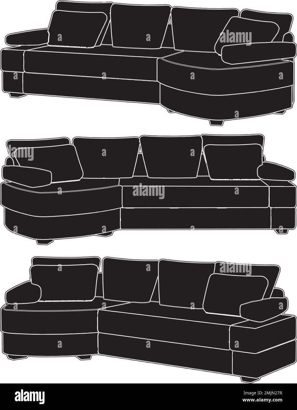 Front collection leather fashion Stock Vector Images - Alamy