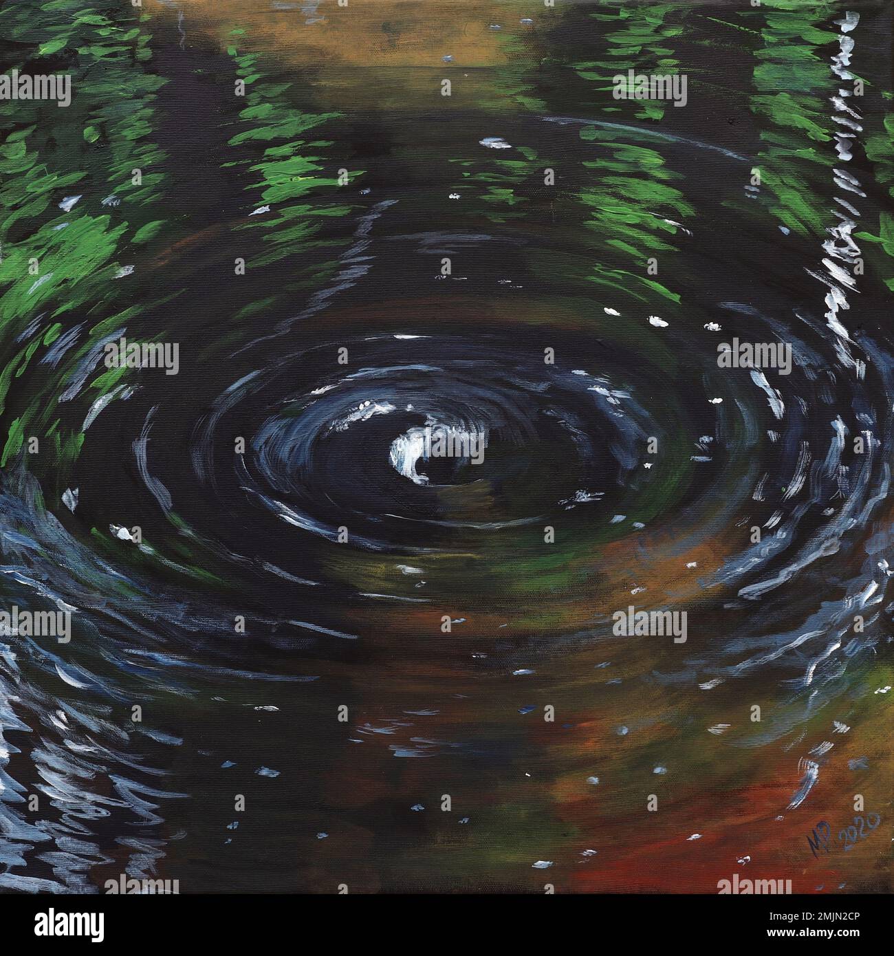 Water wheel art hi-res stock photography and images - Alamy