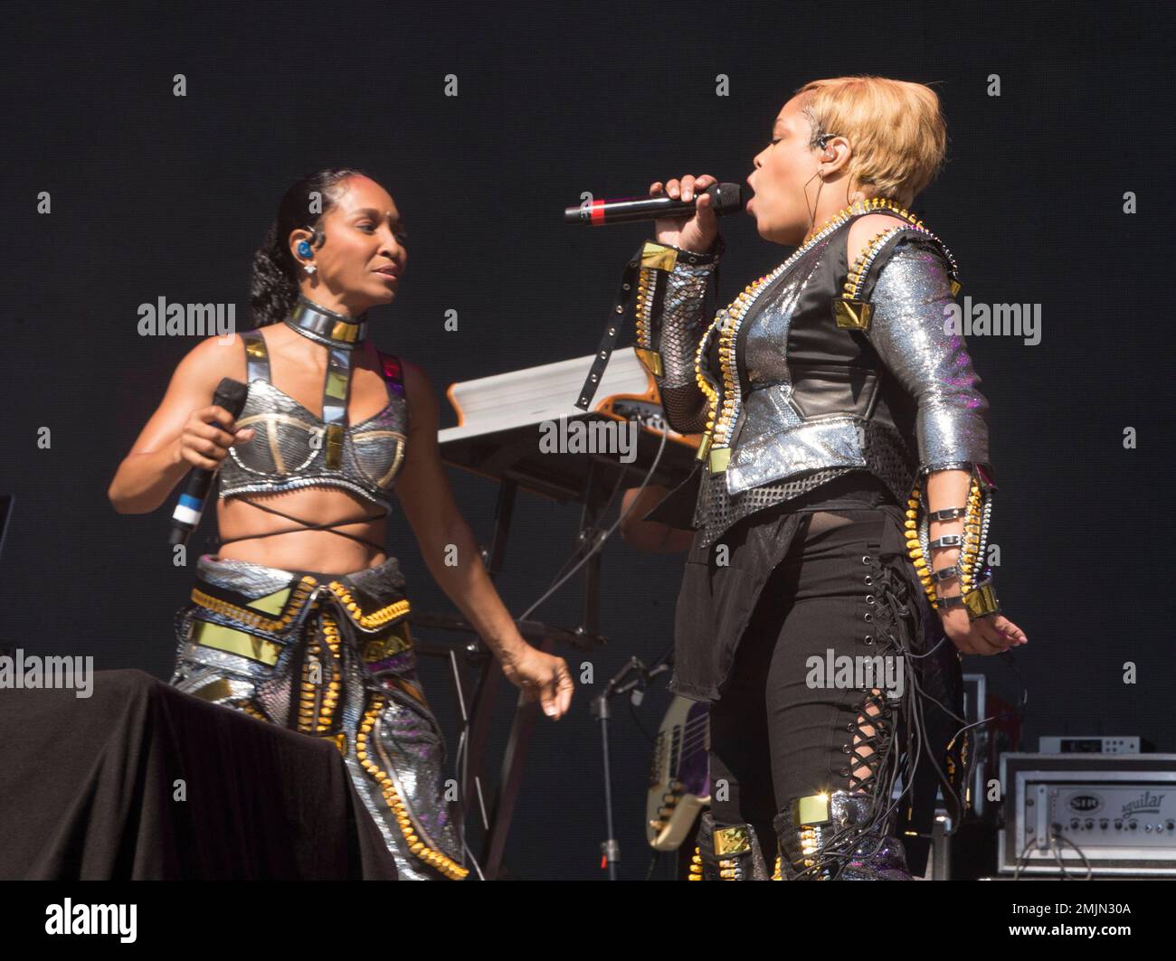 Rozonda "Chilli" Thomas, left, and Tionne "T-boz" Watkins of the group ...