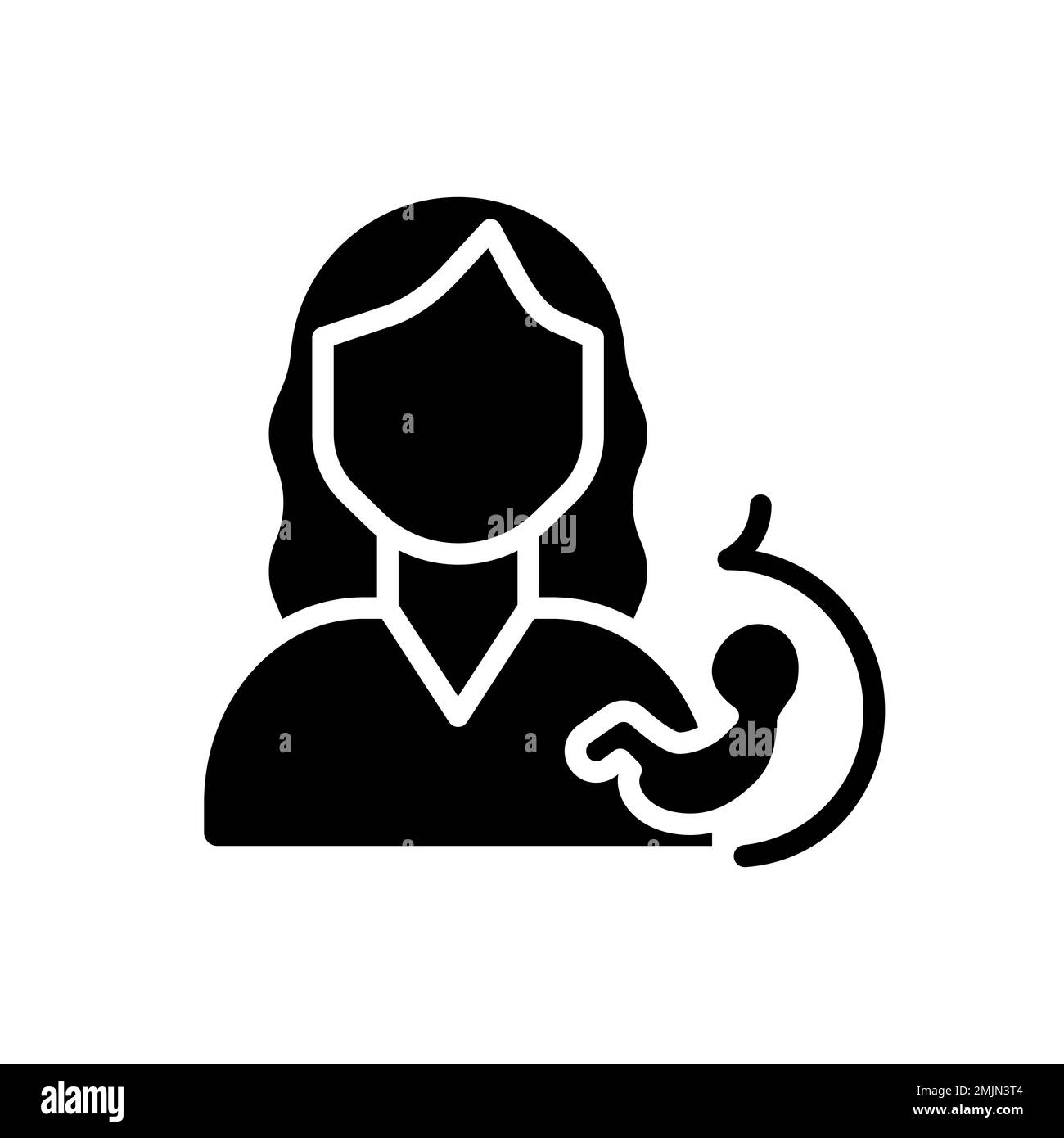 Prenatal care black glyph icon Stock Vector Image & Art - Alamy