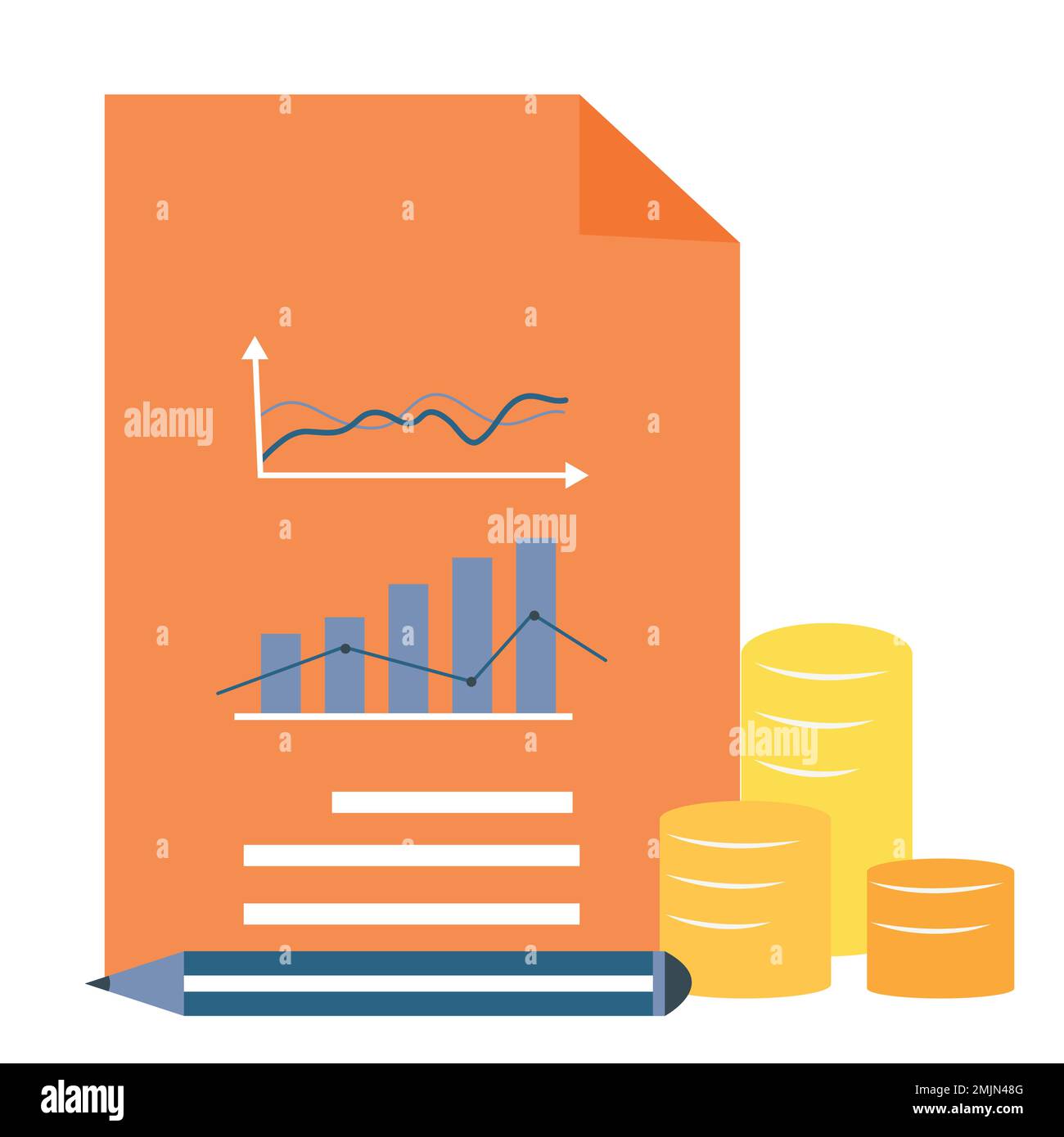 Documents graphs Cut Out Stock Images & Pictures - Alamy