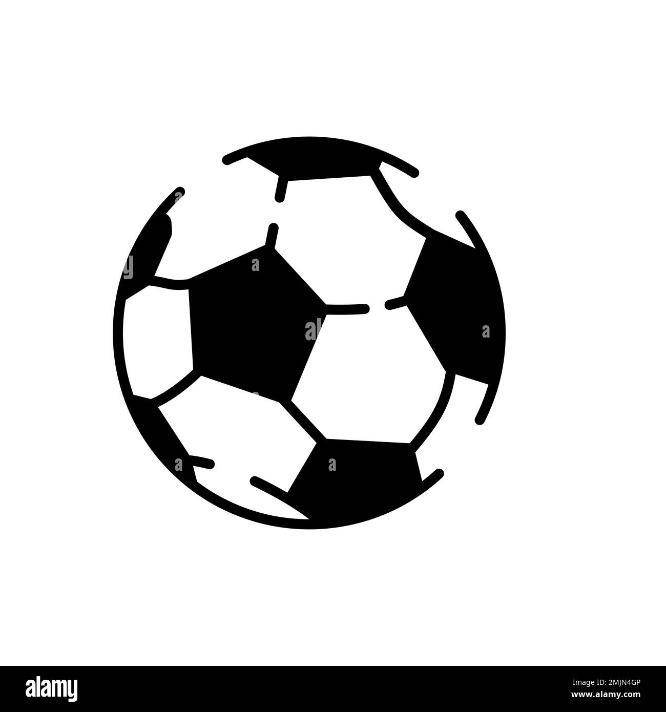 Simple football soccer player Black and White Stock Photos & Images - Alamy