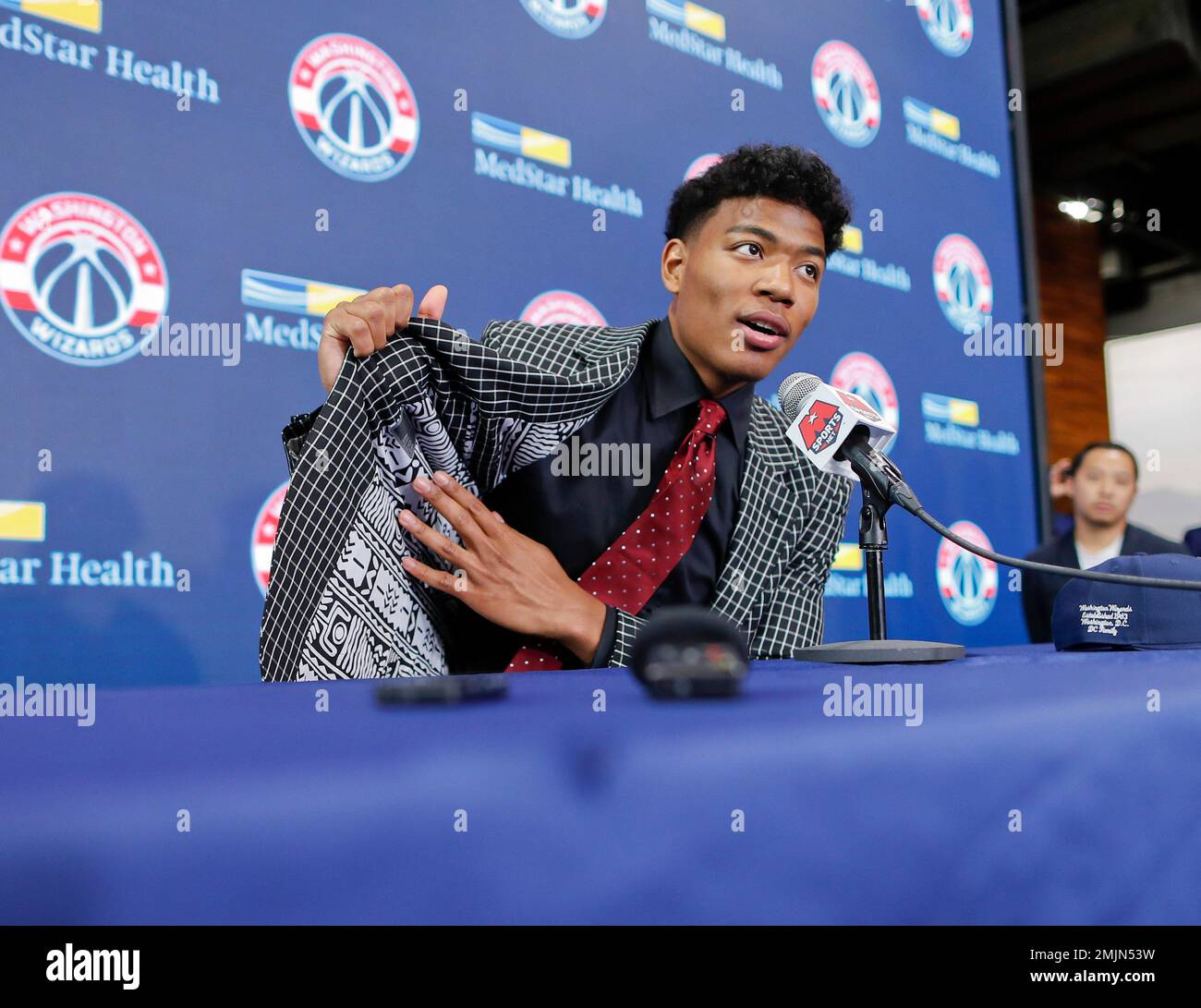 Washington Wizards NBA basketball team draft pick Rui Hachimura, of ...