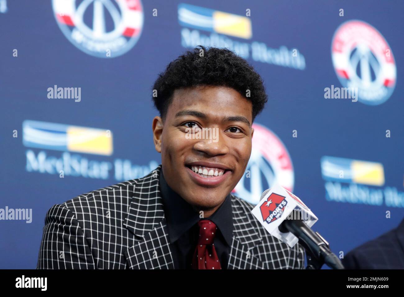 Washington Wizards basketball team introduce Rui Hachimura, the team's ...