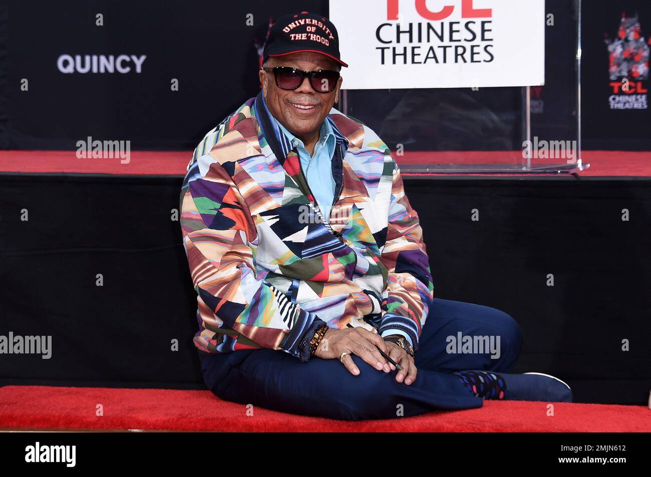 FILE - In this Nov. 27, 2018 file photo, Quincy Jones poses for photos ...