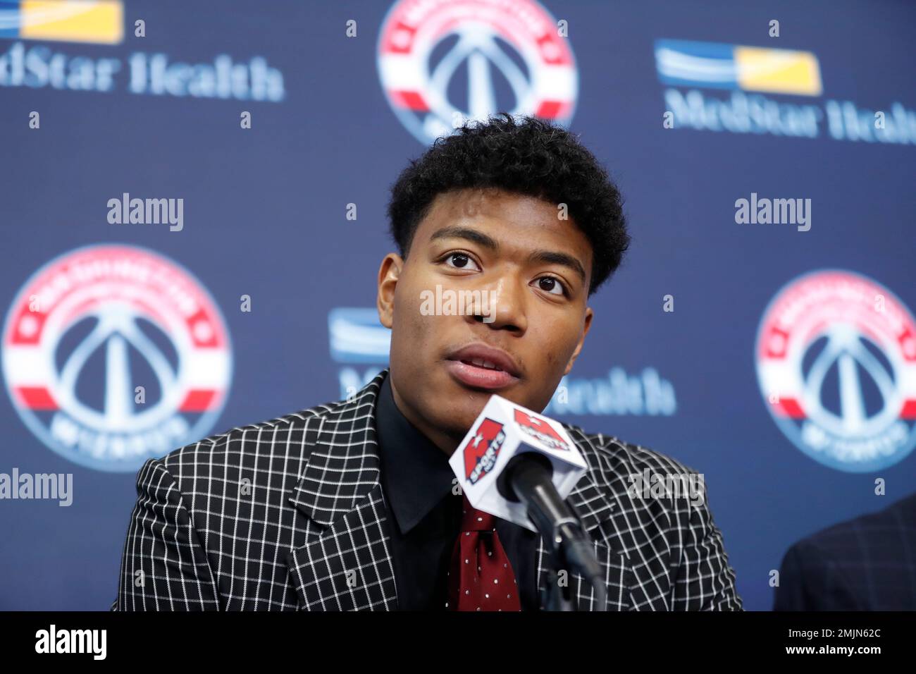 Washington Wizards basketball team introduce Rui Hachimura, the team's ...