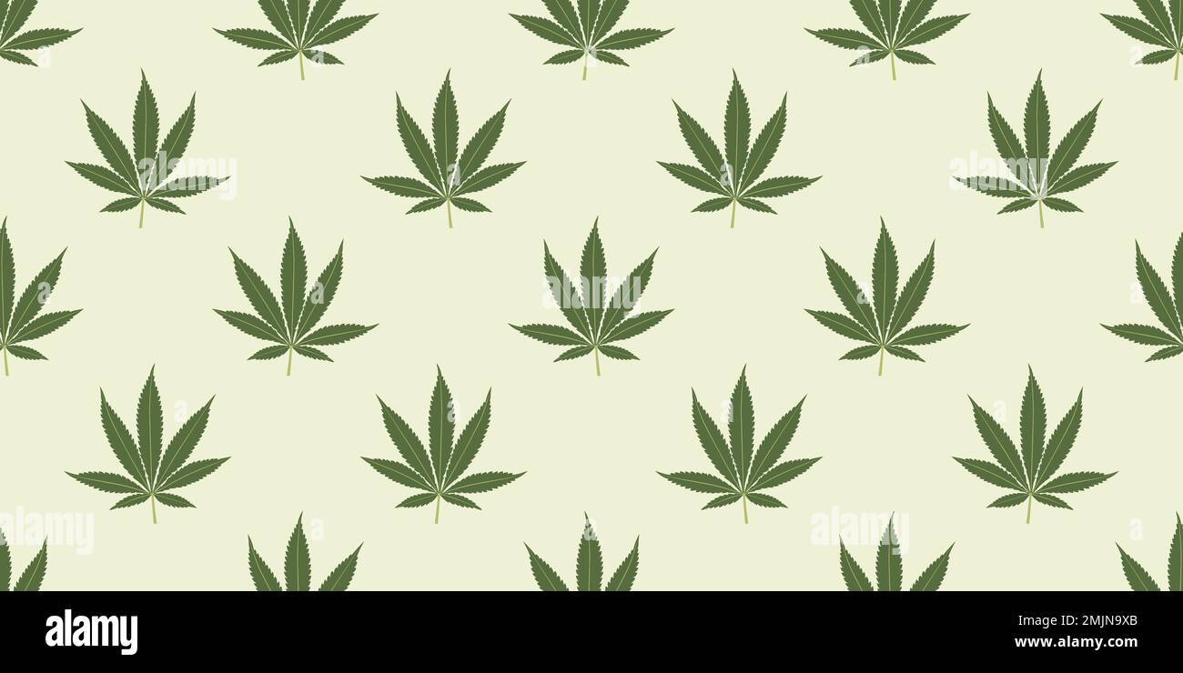 Seamless marijuana background with geometric leaves pattern Stock ...