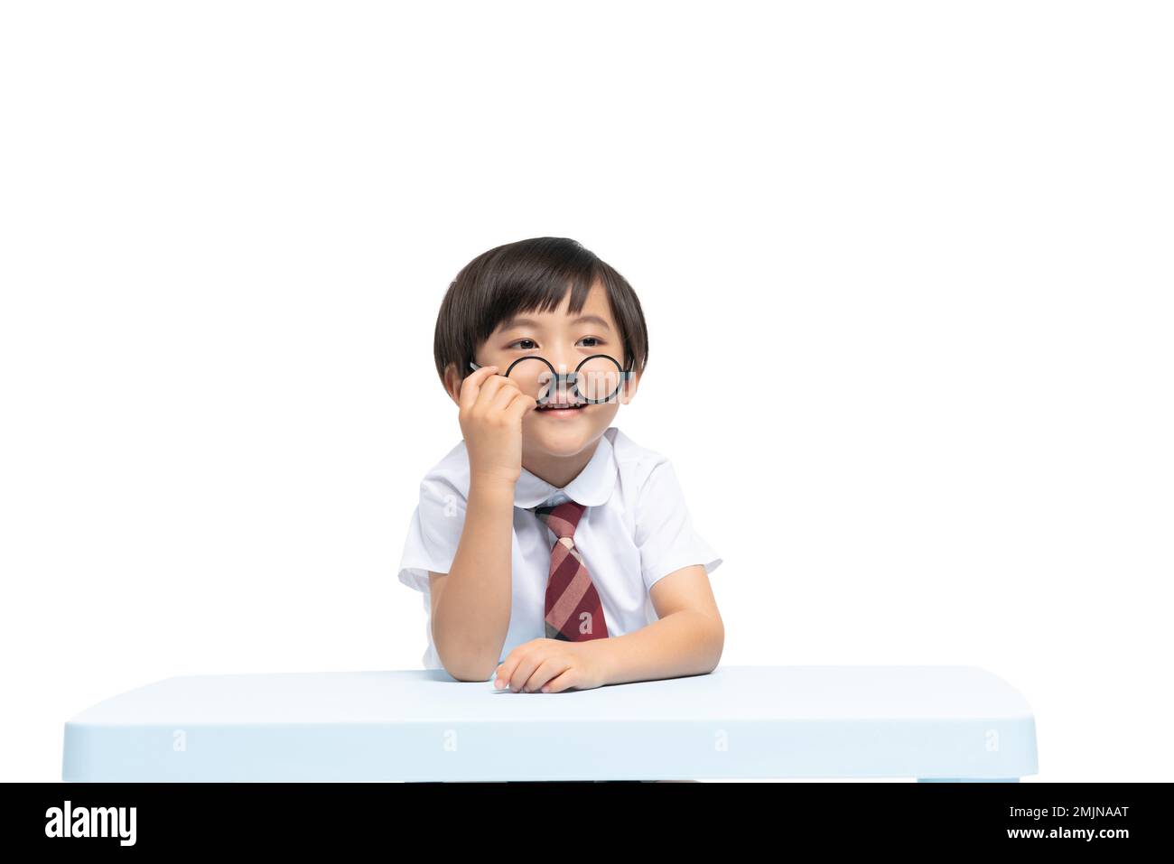 The little boy in learning Stock Photo - Alamy
